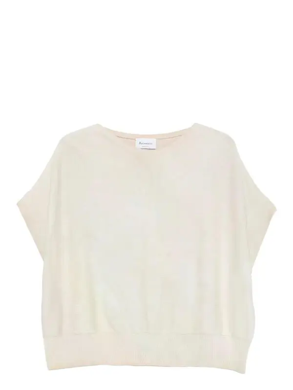 AROVESCIO Short-sleeved T-shirt - Neutrals