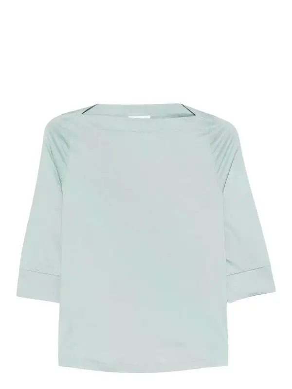 AROVESCIO T-shirt Boat-neck - Blue