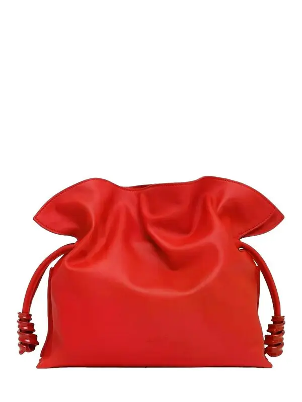 Loewe Medium Coil Flamenco Clutch - Red