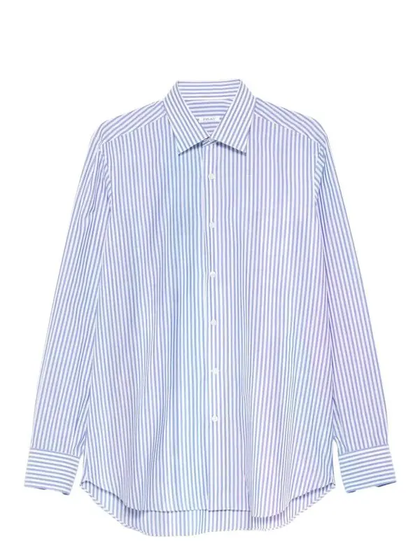 FRAY Striped Shirt - Blue