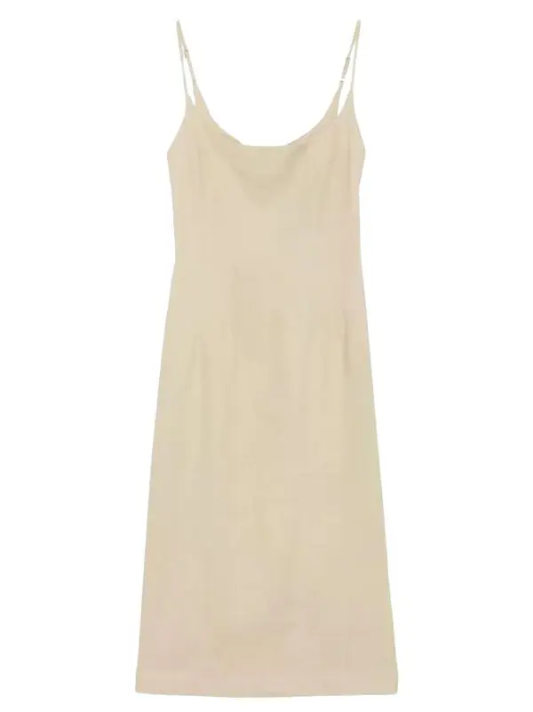 ALYSI Spaghetti-strap Midi Dress - Neutrals