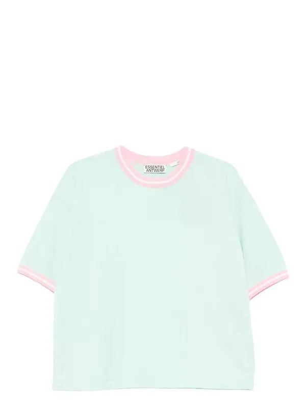 Essentiel Antwerp T-shirt With Trim - Green