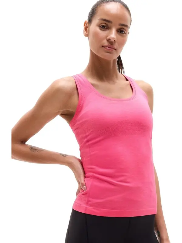 Athleta Momentum Flex Tank - Cerise Heather