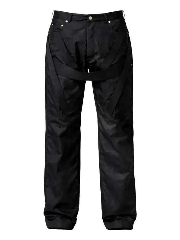 Rick Owens Megastrapped Geth Trousers - Black