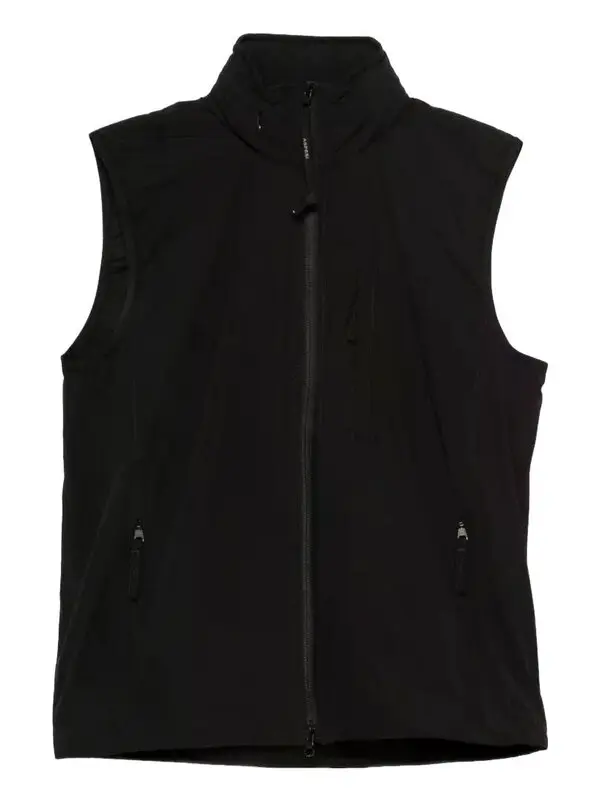 Aspesi Zip-up Gilet - Black