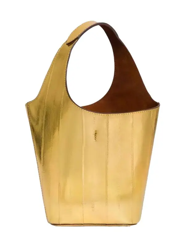 Alberta Ferretti Sculptural Tote Bag - Gold