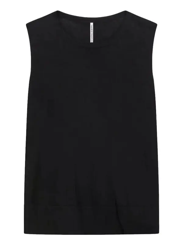 Liviana Conti Justine Sleeveless Top - Black
