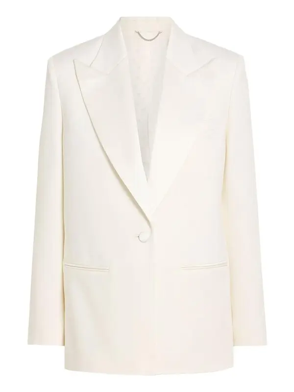 Magda Butrym Wool Blazer - Cream