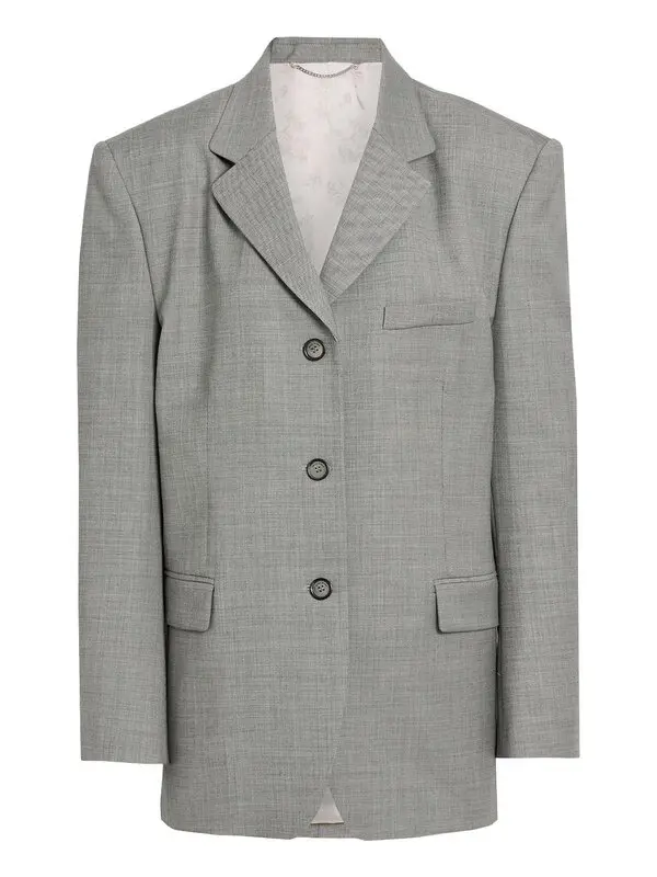 Magda Butrym Wool-blend Blazer - Gray