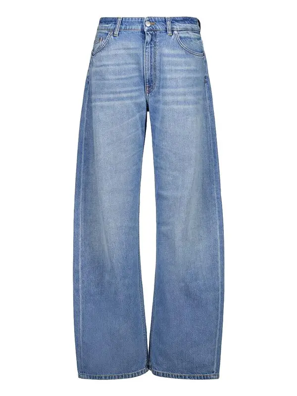 Stella McCartney Mid-waist Relaxed Curve Jeans - Blue