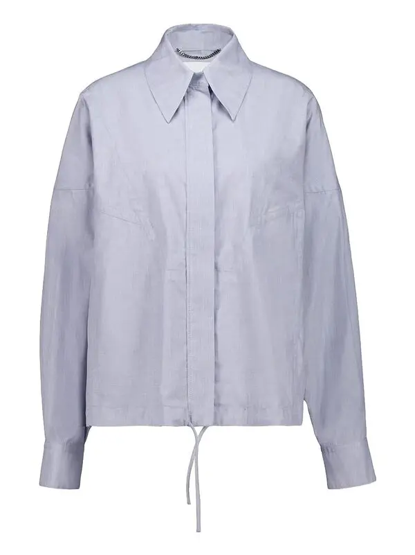 Stella McCartney Cotton Chambray Shirt Jacket - Blue