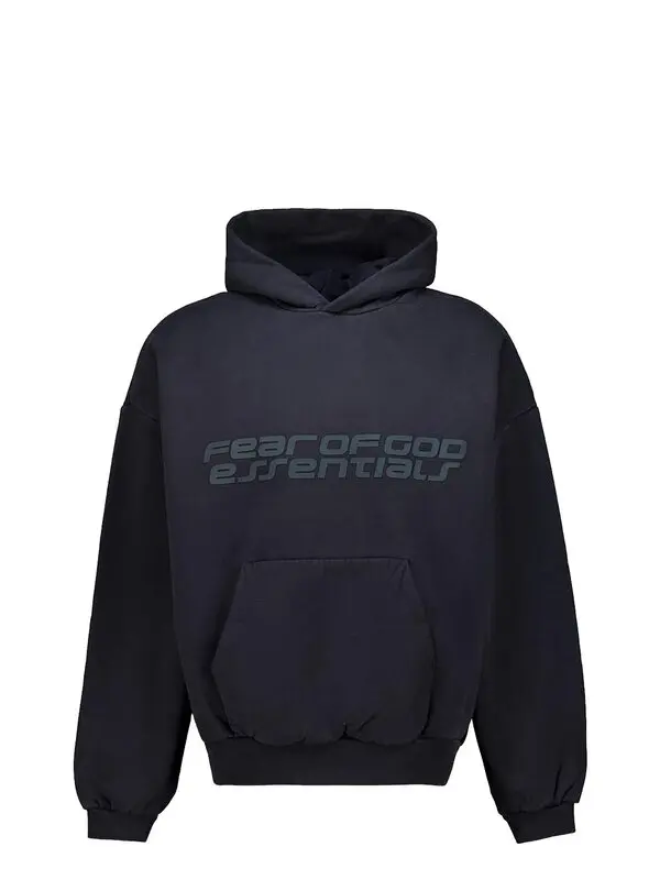 Fear Of God Vintage Heavy Fleece 90s Hooded Sweatshirt - Black