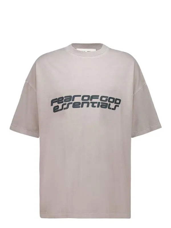 Fear Of God Smoke 90s Oversized T-shirt - Grey