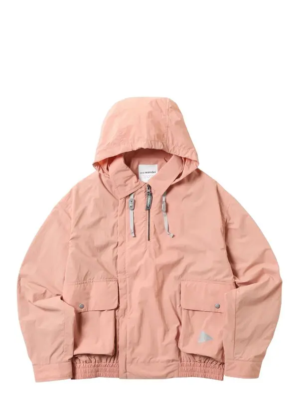AND WANDER Lightweight Water-repellent Jacket - Rose