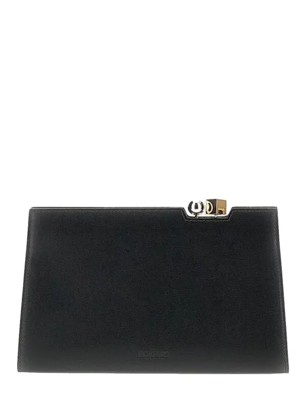 Jacquemus Le Salon Pouch Bag - Black