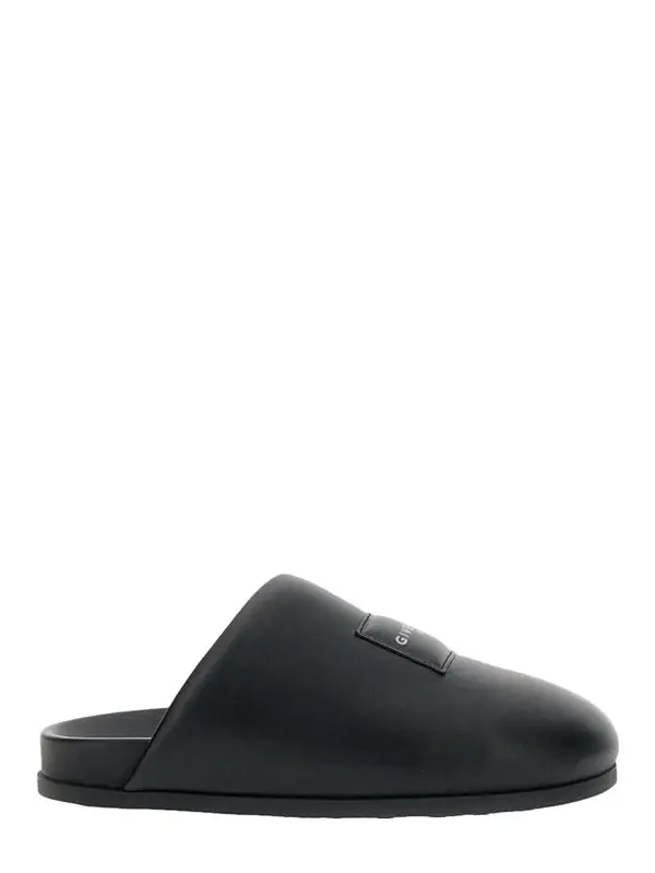 Givenchy Puffy Nappa Leather Mules - Black