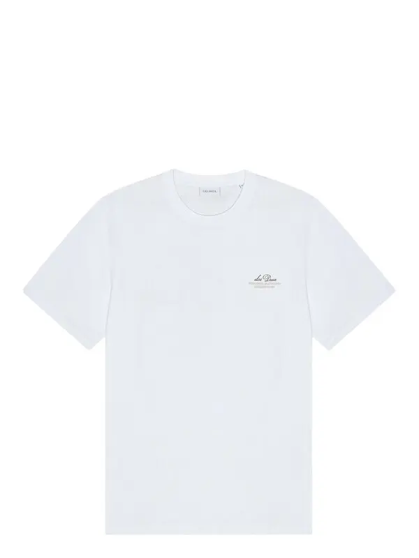 LES DEUX Ben Globe T-shirt - White