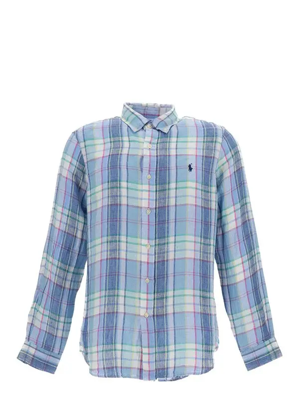 Polo Ralph Lauren Linen Custom-fit Shirt - Multicolor