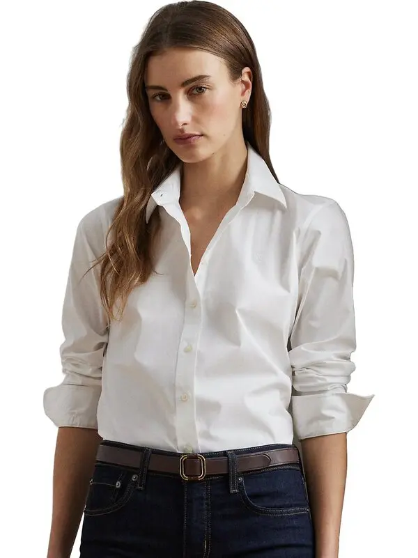 Ralph Lauren Classic Fit Cotton Shirt - White