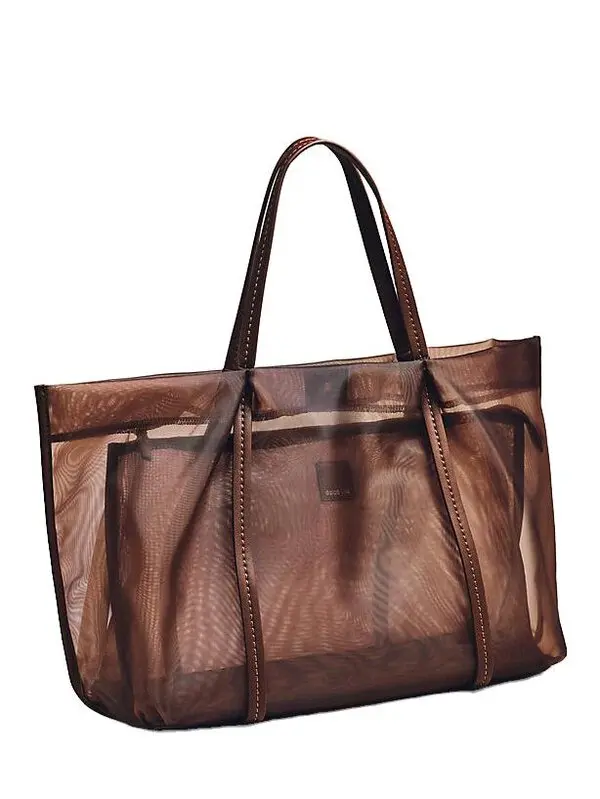 Dolce Vita Aislin Mesh Tote Bag - Chocolate