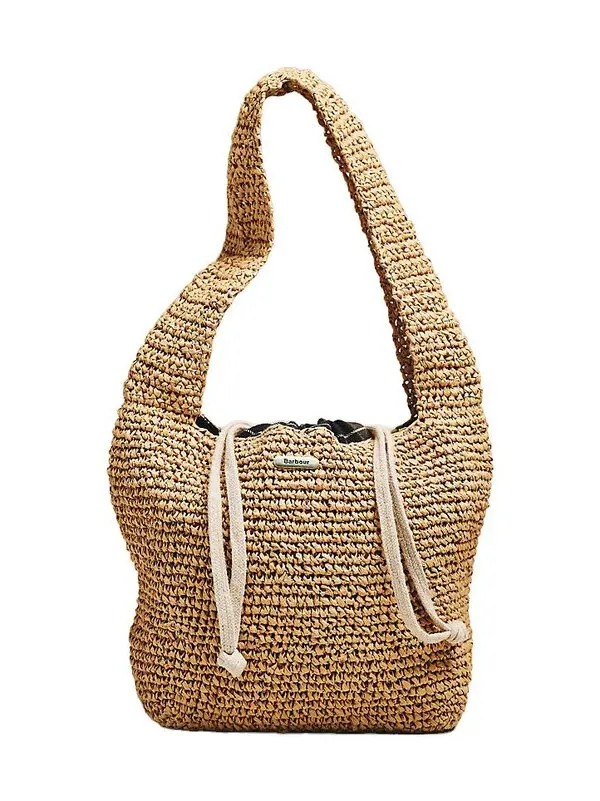 Barbour Lily Crochet Mini Tote Bag - Natural