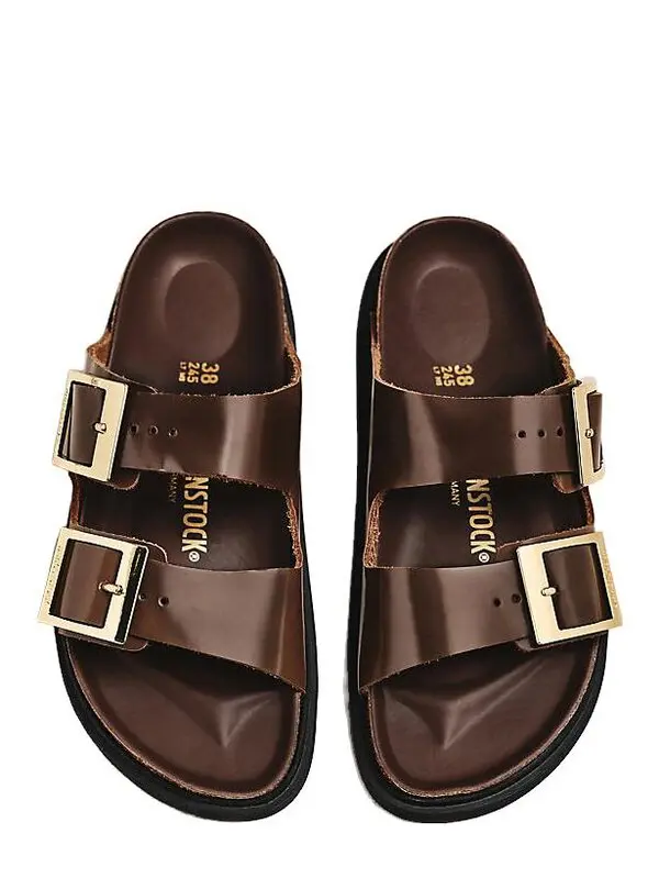 BIRKENSTOCK Arizona Droplet Buckle Slide Sandals - Carafe
