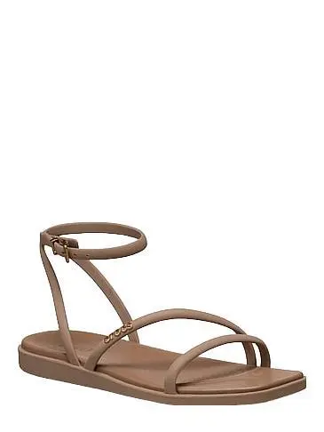 Pink Crocs Miami Ankle Strap Sandal - Brown