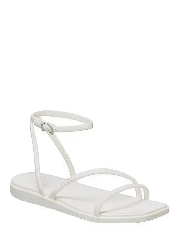 Pink Crocs Miami Ankle Strap Sandal - White,ivory