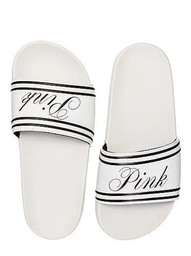 Pink Slides - White,ivory