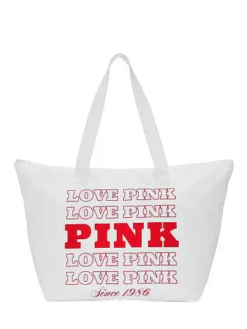 Victoria's Secret Nylon Tote Bag - White,ivory