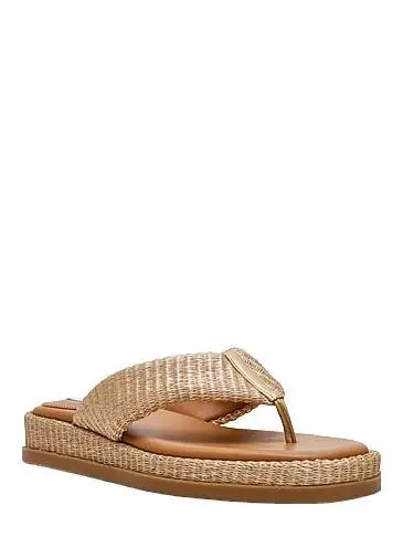 Pink Steve Madden Bella Platform Sandal - Gold