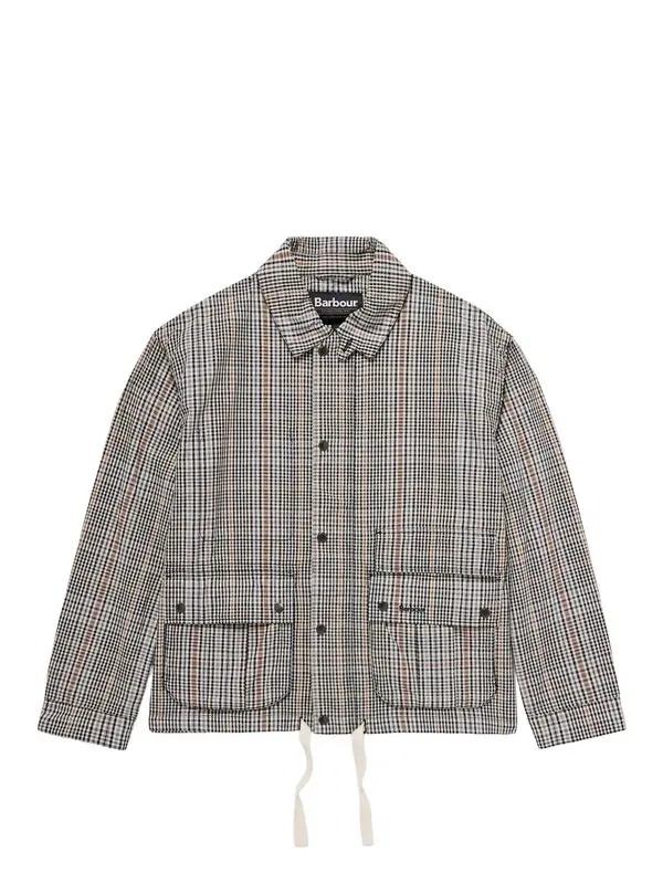 Barbour Westoe Checked Woven Blouson Jacket - Gray