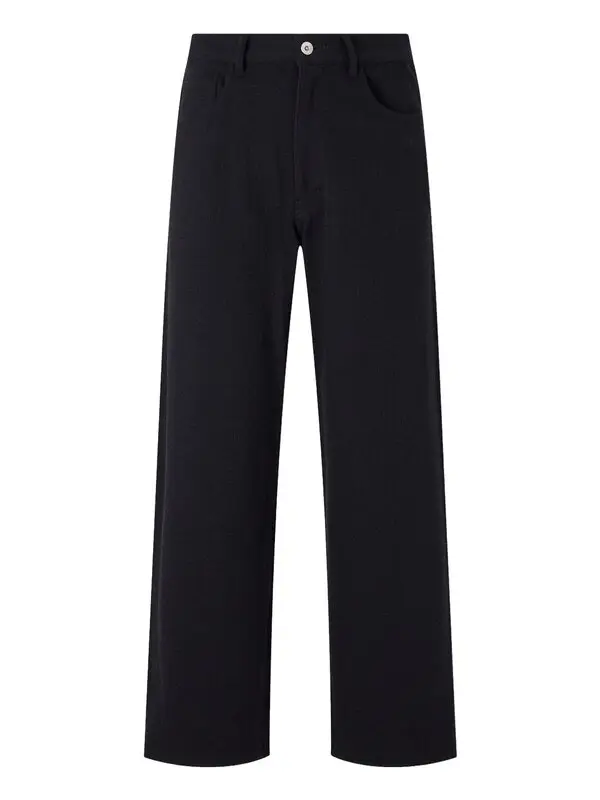 Auralee Wide-leg Jeans - Black