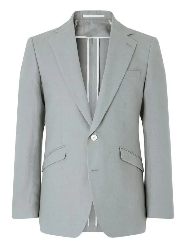 FAVOURBROOK Cooper Linen Suit Jacket - Green