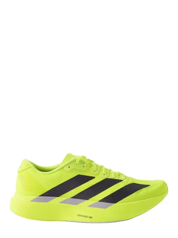 ADIDAS RUNNING Adizero Evo Sl Striped Running Sneakers - Yellow