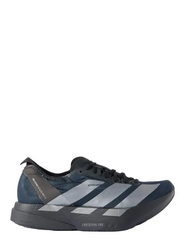 ADIDAS RUNNING Adizero Adios Pro 4 Ripstop Running Sneakers - Black
