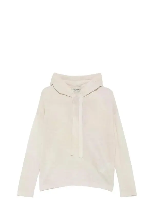 Max Mara Farea Knitted Hoodie - Neutrals