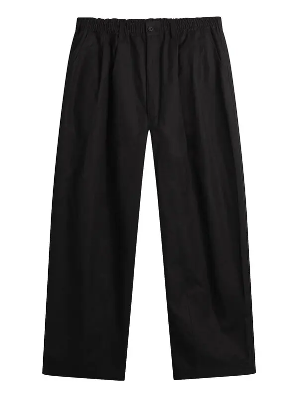 Comme Des Garçons Cotton Twill Tailored Trousers - Black