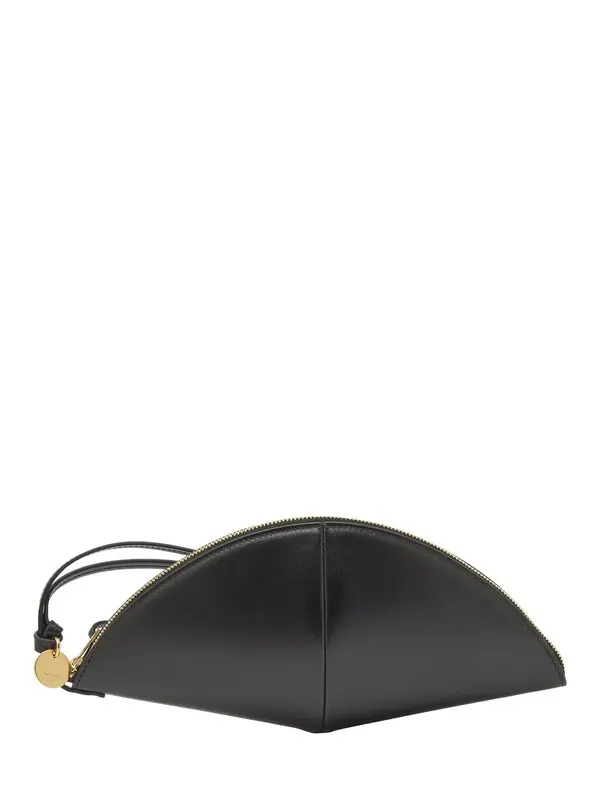 JIL SANDER Medium Curve Pouch - Black