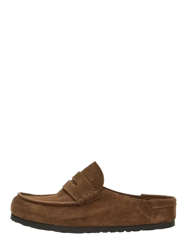 BIRKENSTOCK Naples Wrapped Mules - Carafe Suede