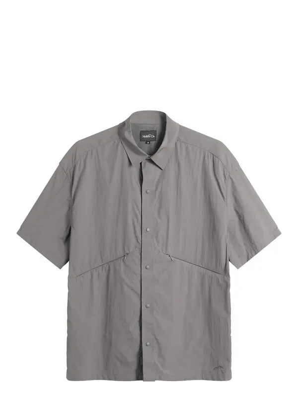 MELLOW CLO Multi Trail Short Sleeve Shirt - Grey