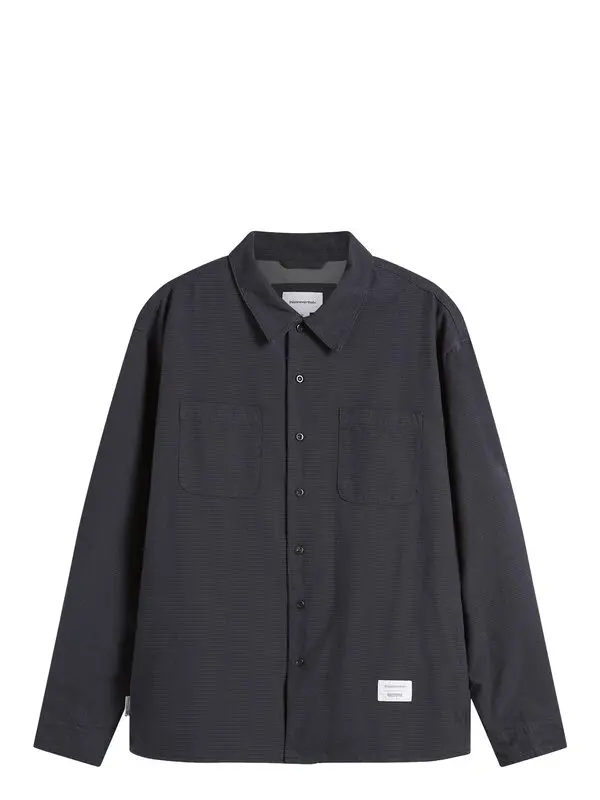 THISISNEVERTHAT Windstopper Check Shirt - Dark Navy