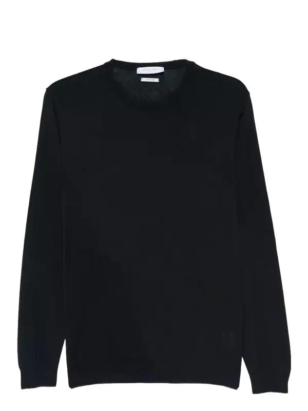 DANIELE FIESOLI Cotton Long Sleeve Sweater - Blue