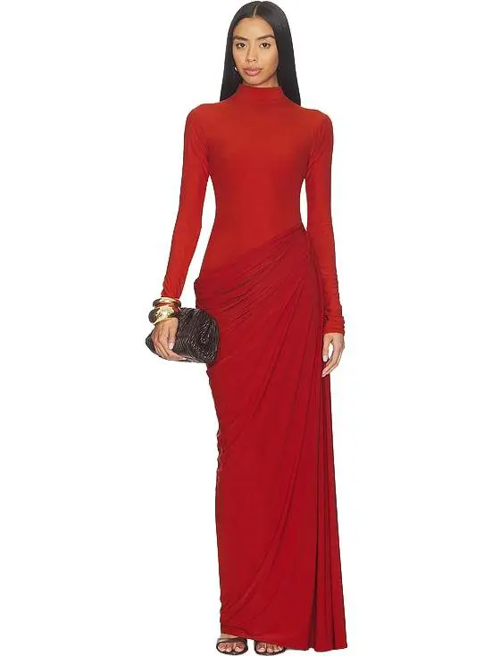DEME BY GABRIELLA The Sasha Dress - Brick