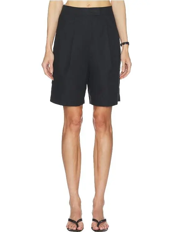 LOVERS AND FRIENDS Linen Pamela Short - Black