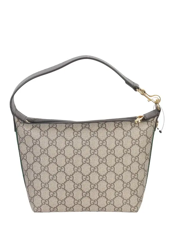 Gucci Gg Supreme Canvas Ophidia Super Bag - Brown