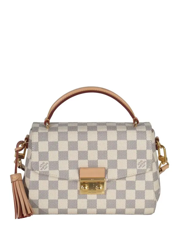 LOUIS VUITTON Damier Azur Croisette - Beige