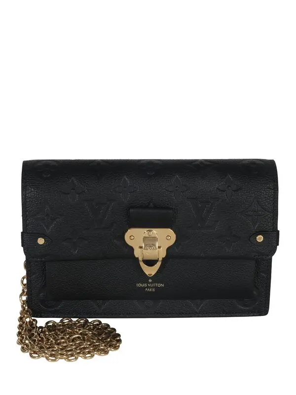 LOUIS VUITTON Monogram Empreinte Vavin Pm - Black