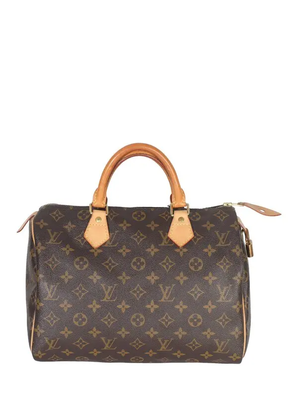 LOUIS VUITTON Monogram Canvas Speedy 30 - Brown