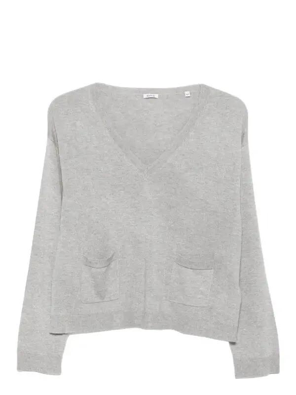 Aspesi V-neck Sweater - Grey